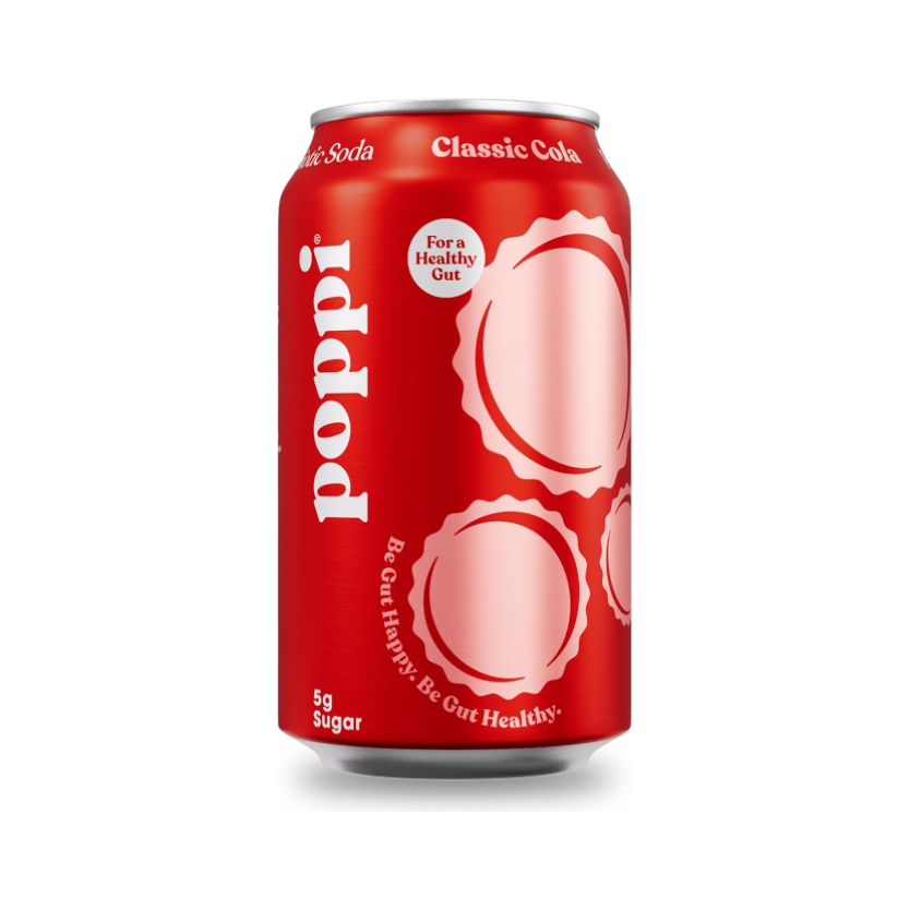 Poppi Classic Cola Prebiotic Soda - 12 Oz — Custom Treats
