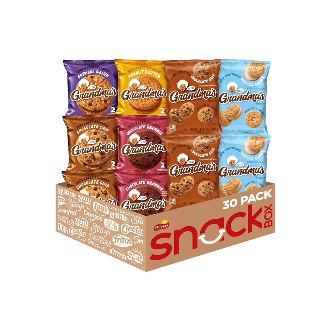 Grandma's Cookies Variety Pack of 30 — Custom Treats