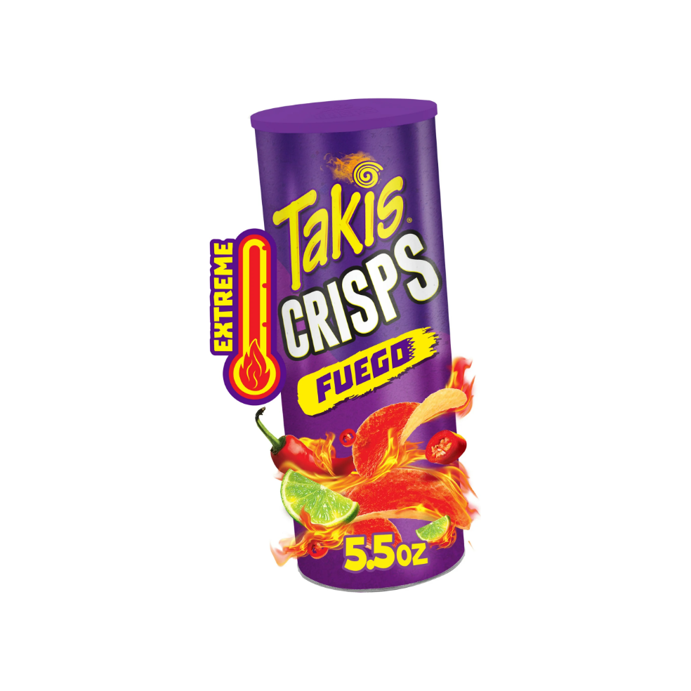 Takis Fuego Hot Chili Pepper & Lime Potato Crisps, Sharing Size, 5.5 o ...