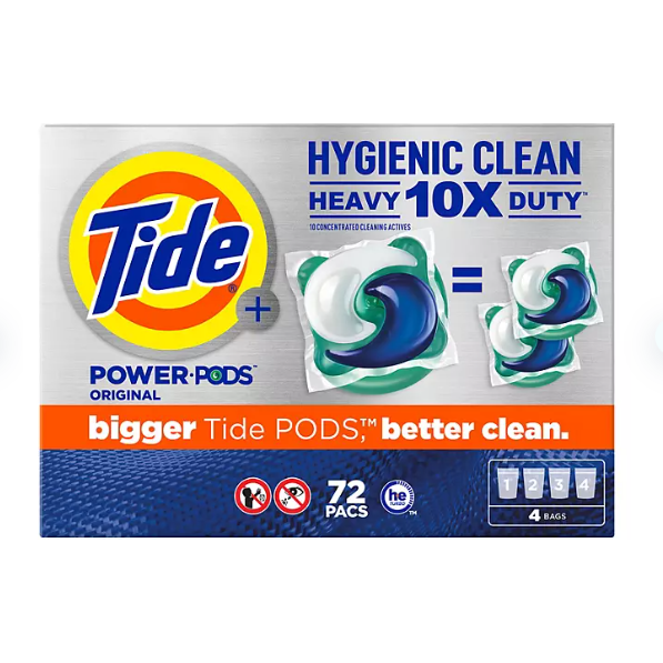 Tide Hygienic Clean Heavy Duty Power PODS Laundry Detergent Pacs, Orig ...