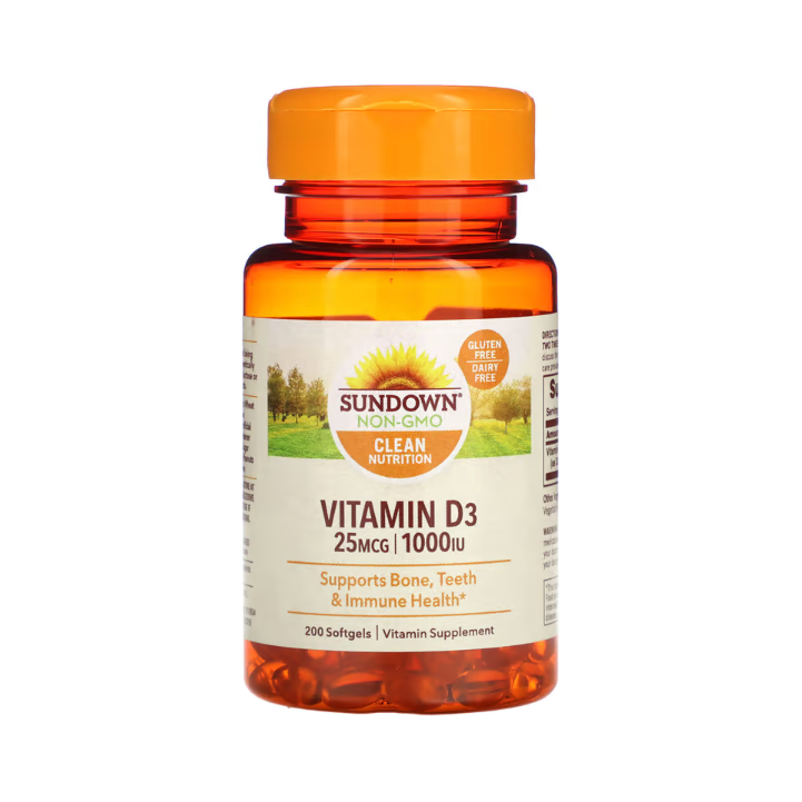 Sundown Vitamin D3 Gummies, Supports Bone, Teeth, and Immune Health, N ...
