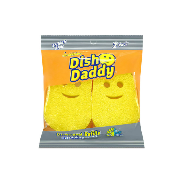 Scrub Daddy Dish Daddy Dishwand Refill 2pk Sponge - 1 Count — Custom Treats