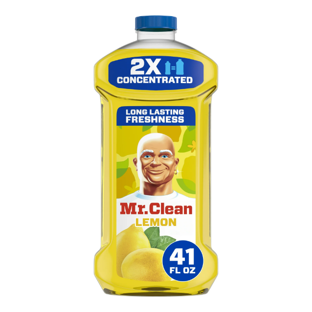 Mr. Clean 2X Concentrated Multi Surface Cleaner with Lemon Scent, 41 f ...