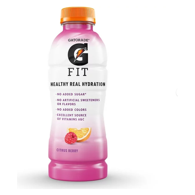 Gatorade Fit Electrolyte Beverage, Healthy Real Hydration, Citrus Berr ...
