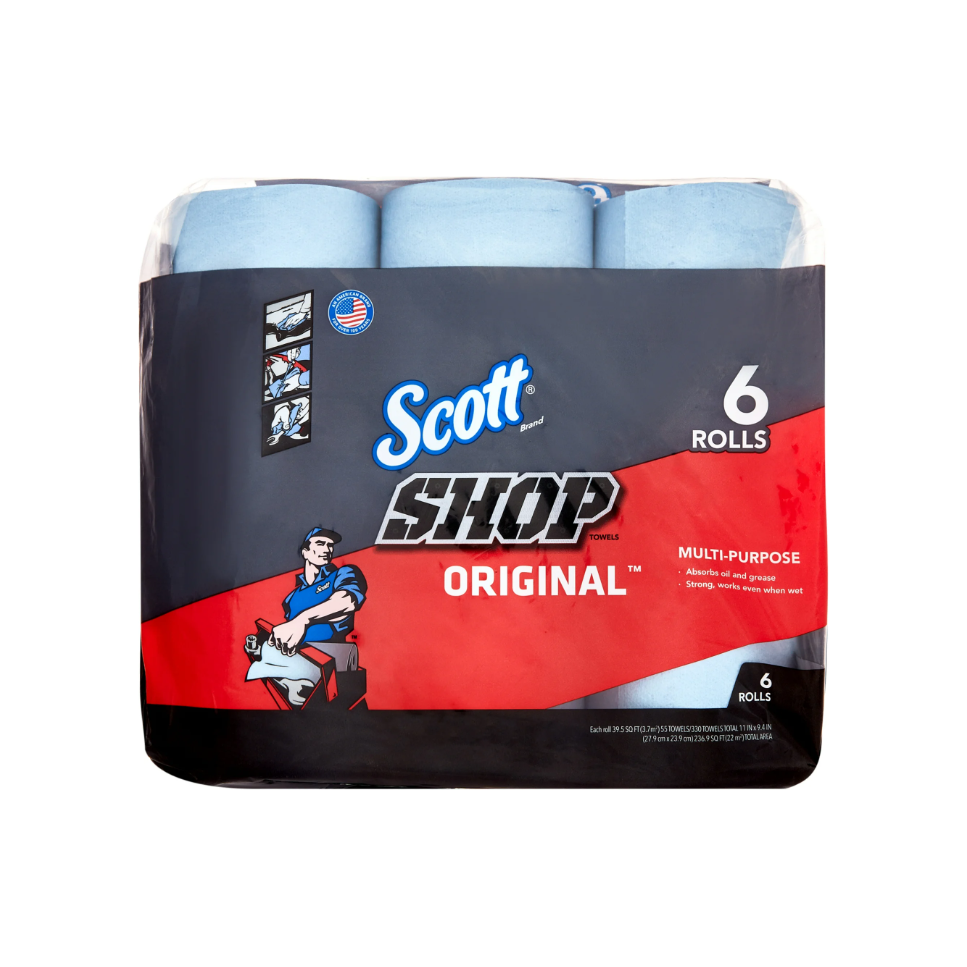 Scott Shop Towels, 6 Rolls, 55 Sheets Per Roll — Custom Treats