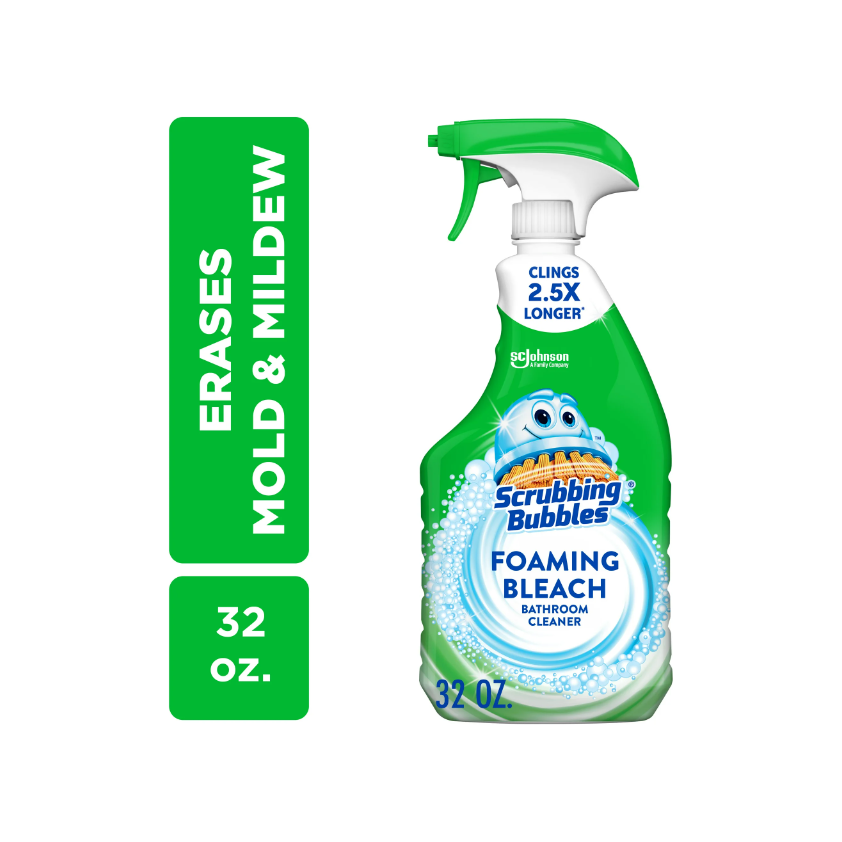 Scrubbing Bubbles Foaming Bleach Bathroom Cleaner, Trigger Bottle, Fre ...