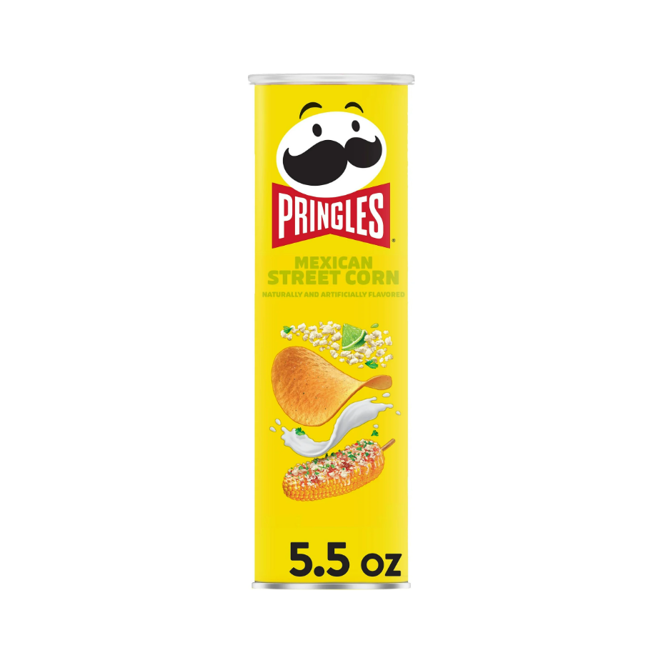 Pringles Elote Mexican Street Corn Potato Crisps Chips, Lunch Snacks ...
