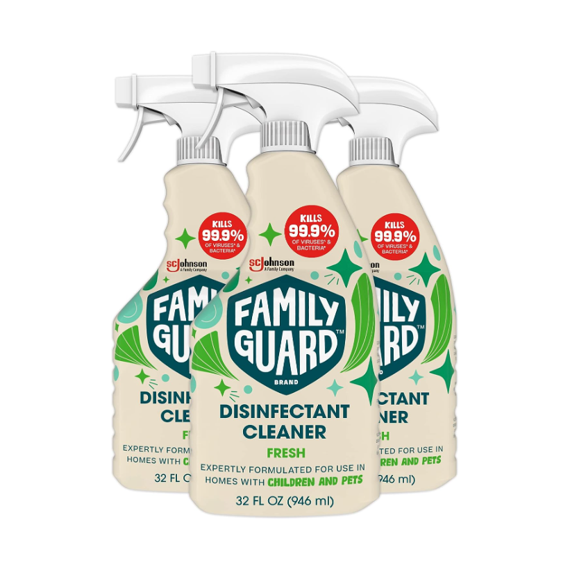 FamilyGuard Brand Disinfectant Cleaner, 32 oz, Fresh, Multisurface Tri ...