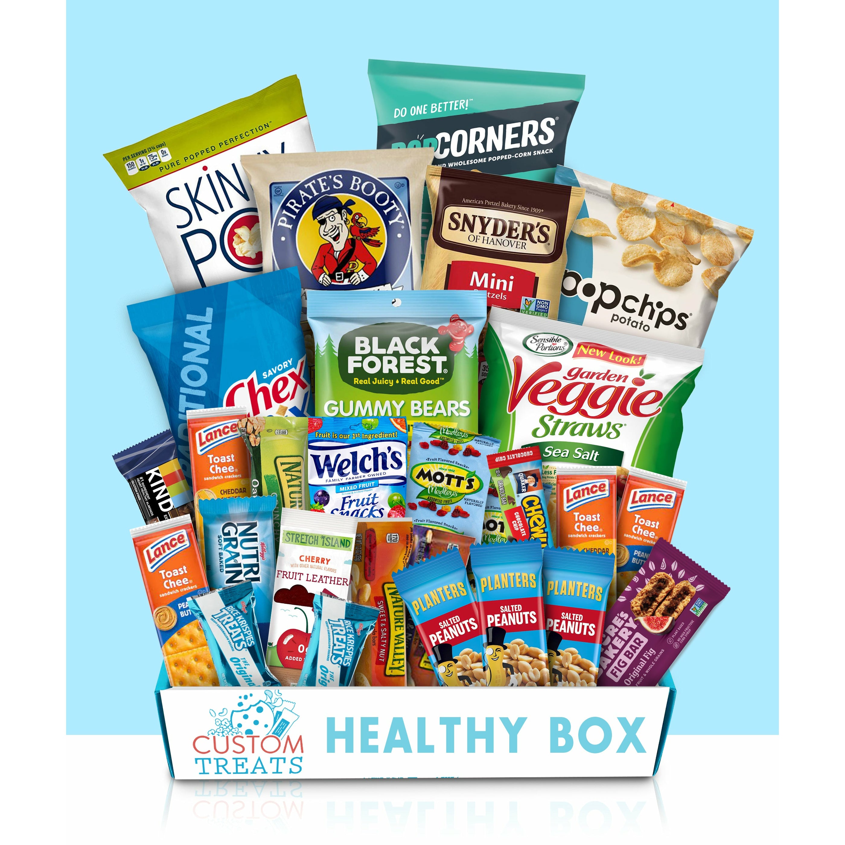 Healthy Snack Box Variety Pack Care Package (30 Count) — Custom Treats