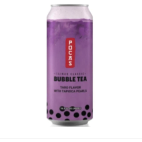 Pocas Taro Boba Milk Tea 490 ml — Custom Treats
