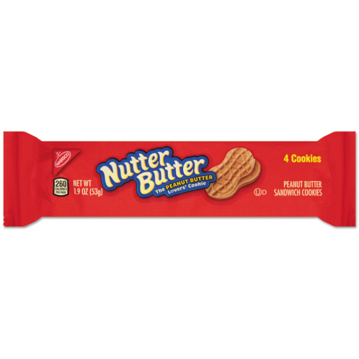 Nutter Butter Single Serve 1.9oz — Custom Treats